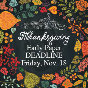 Leader Thanksgiving deadline is Friday – The Randolph Leader